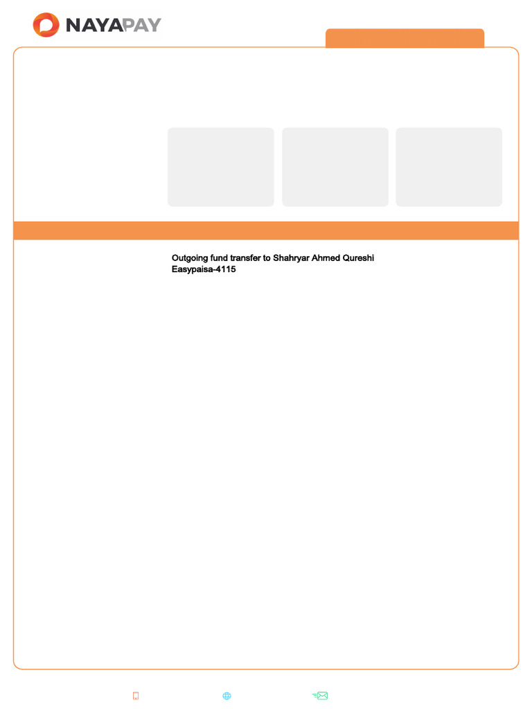 Hashaam Zafar: Account Statement | PDF