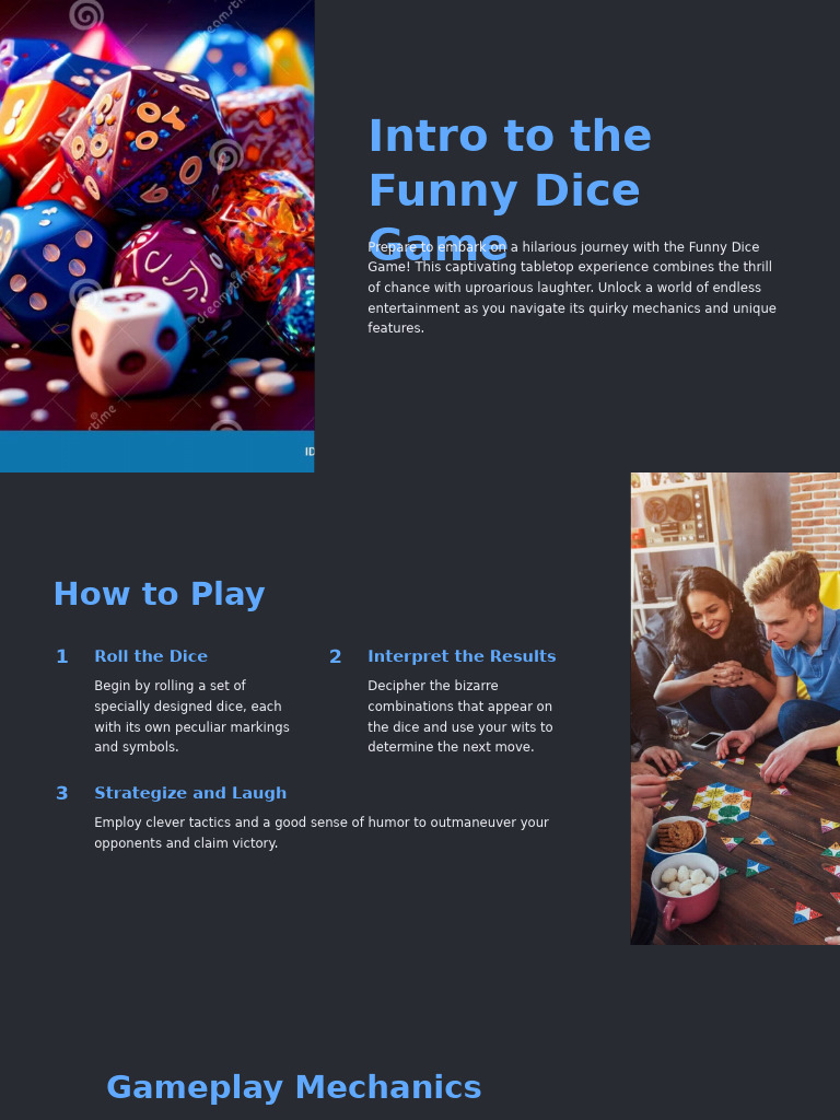 Intro To The Funny Dice Game | PDF