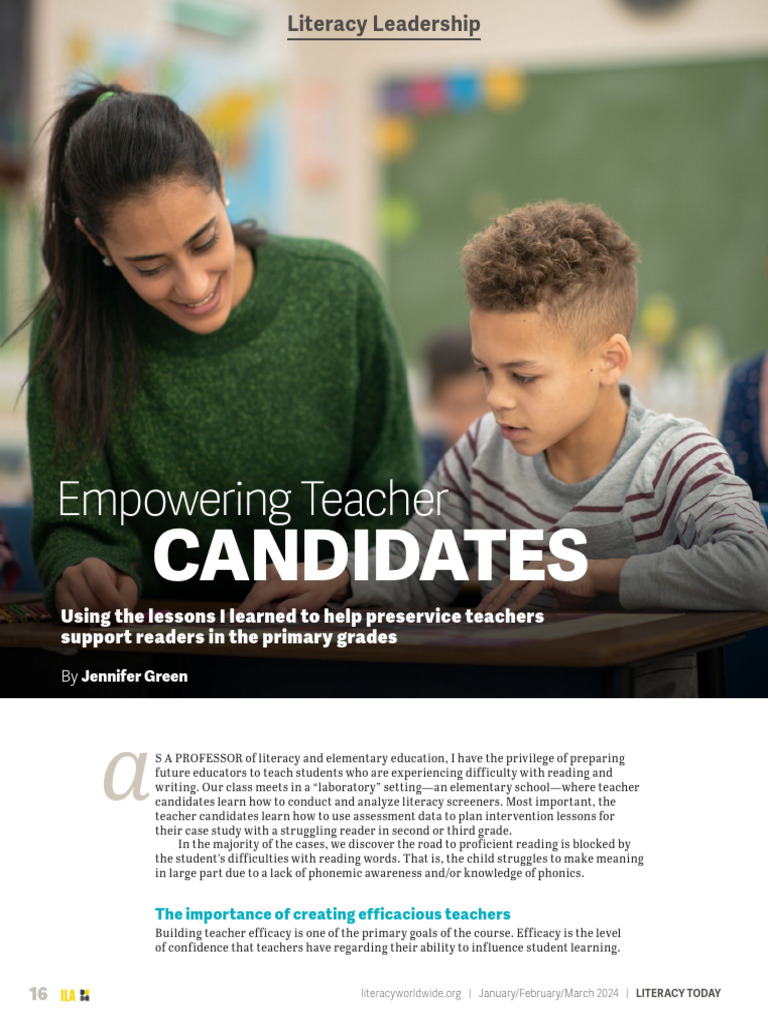 Empowering Future Literacy Educators | PDF | Phonics | Psycholinguistics