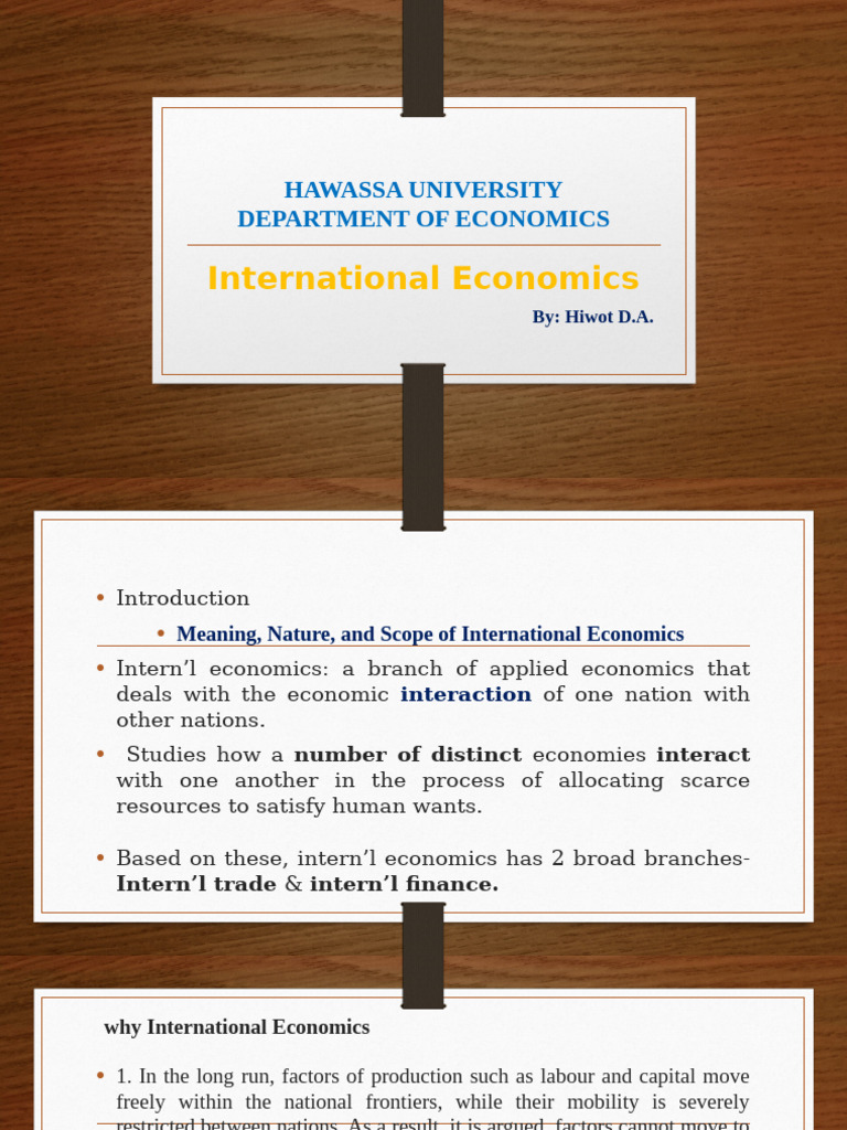 Understanding International Economics | PDF | Economics | International ...