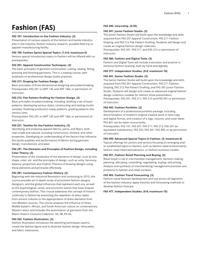 fas | PDF | Fashion | Clothing