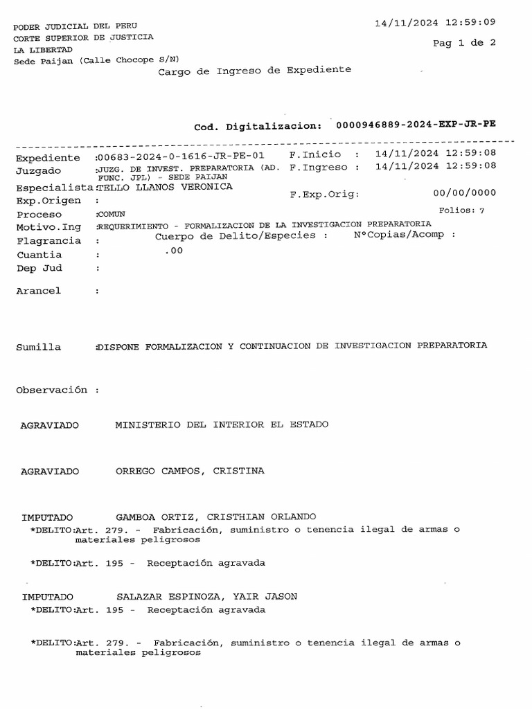 Exp. 00683-2024-0-1616-JR-PE-01 - Anexo - 12722-2024 | PDF