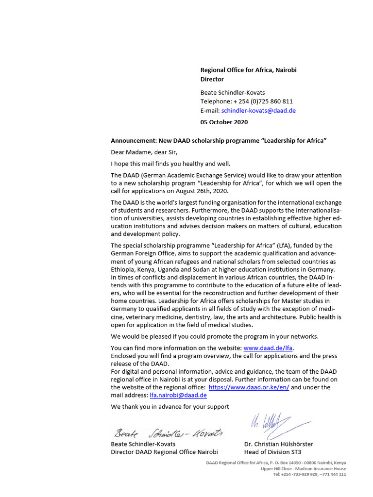 Letter Director | PDF