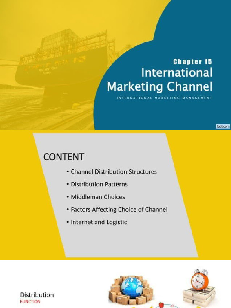 Chapter 15 - International Marketing Channel | PDF