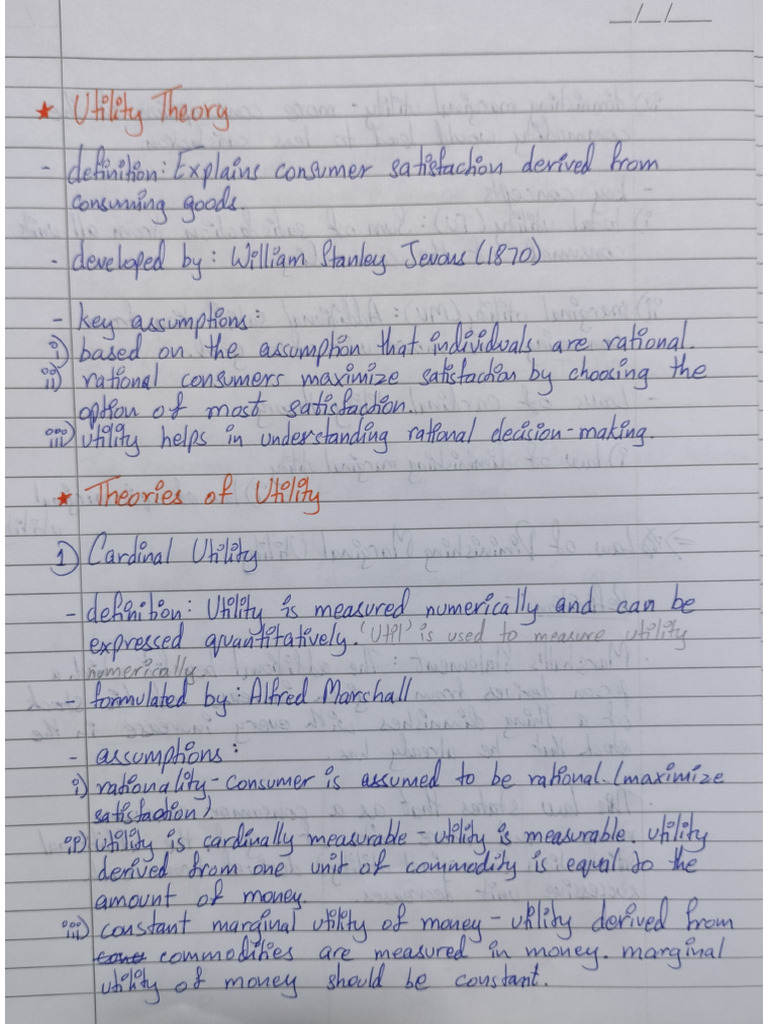 Utility Theory | PDF