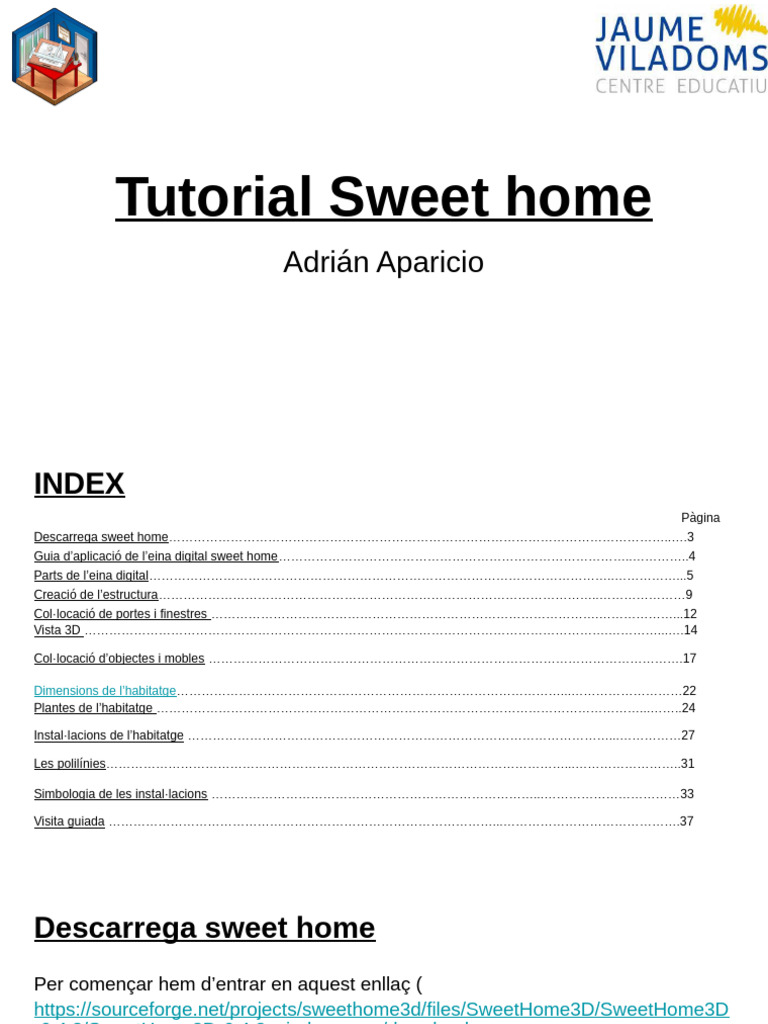 Tutorial Sweet Home | PDF
