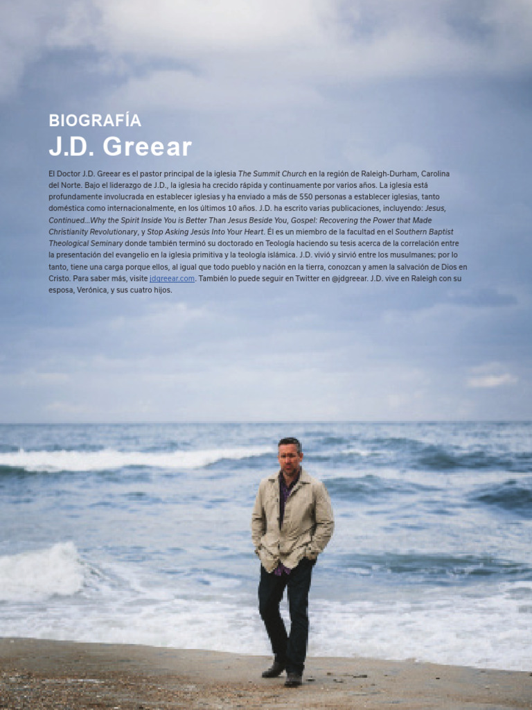 J.D. Greear: Pastor y Autor en Raleigh | PDF