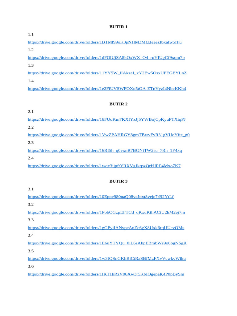 Akreditasi Ma Pesantren 2024 Butir 1 - 7 | PDF