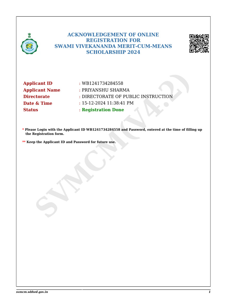 Acknowledgement Slip (1) | PDF