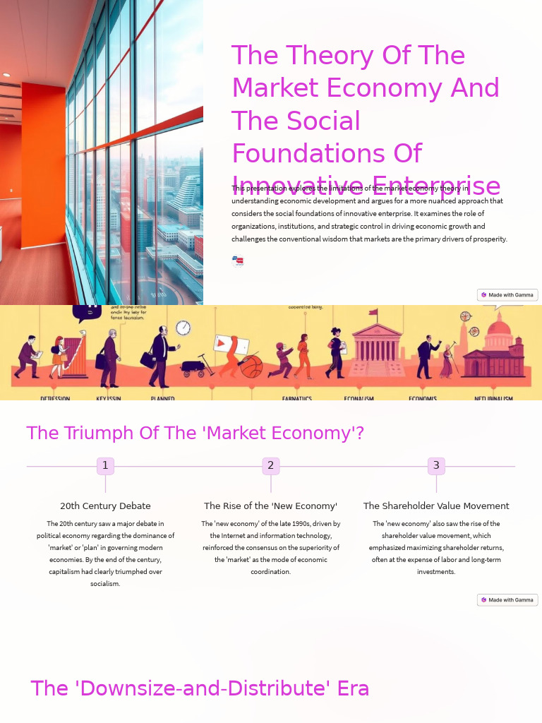 The Theory of The Market | PDF | Market (Economics) | Economic Growth