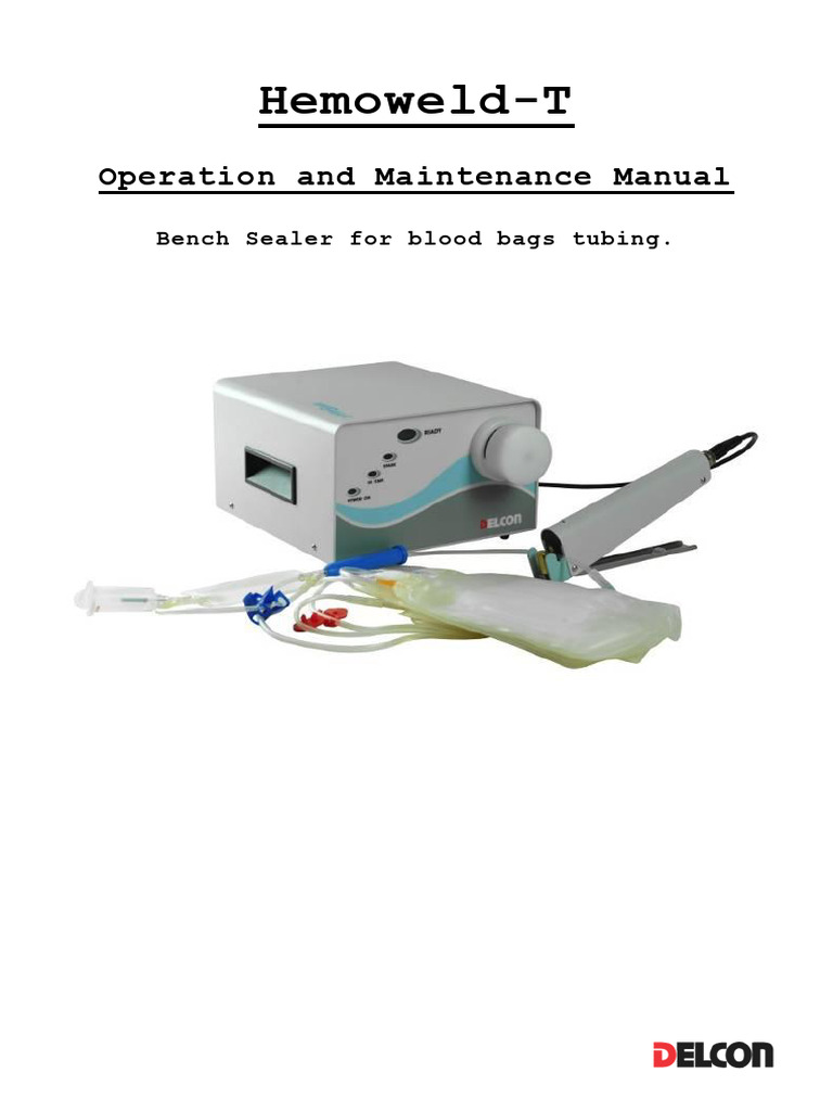 Hemoweld-T Operation Manual | PDF | Power Supply | Electrical Engineering