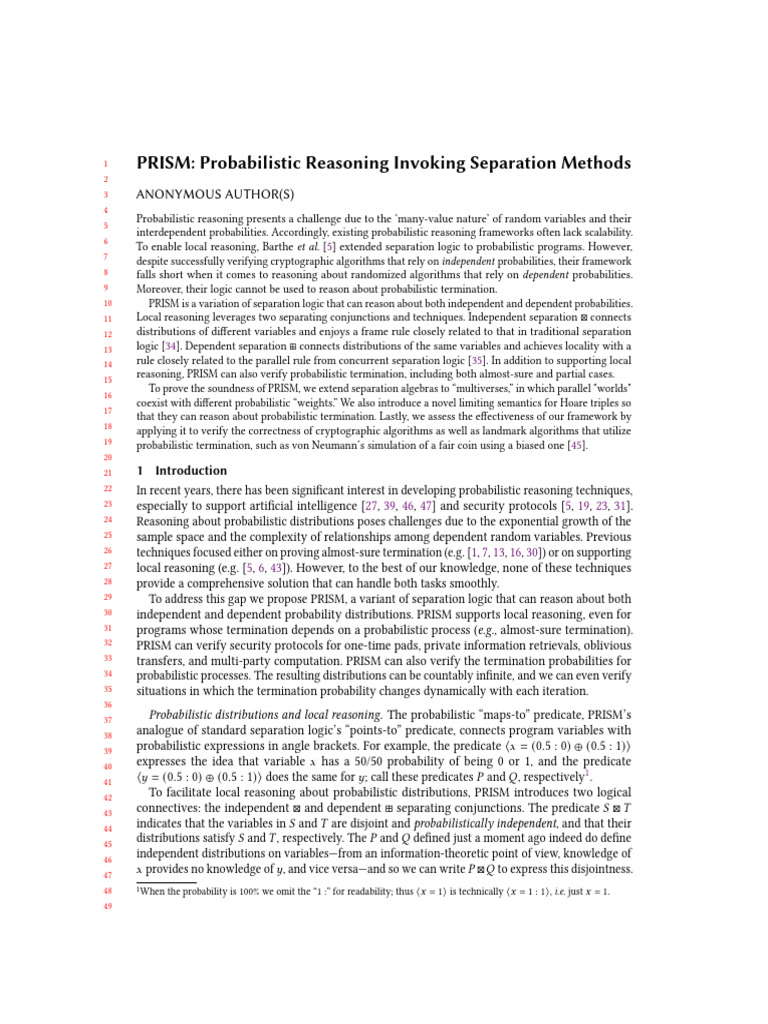 Pldi25 Paper269 | PDF | Probability Theory | Probability Distribution