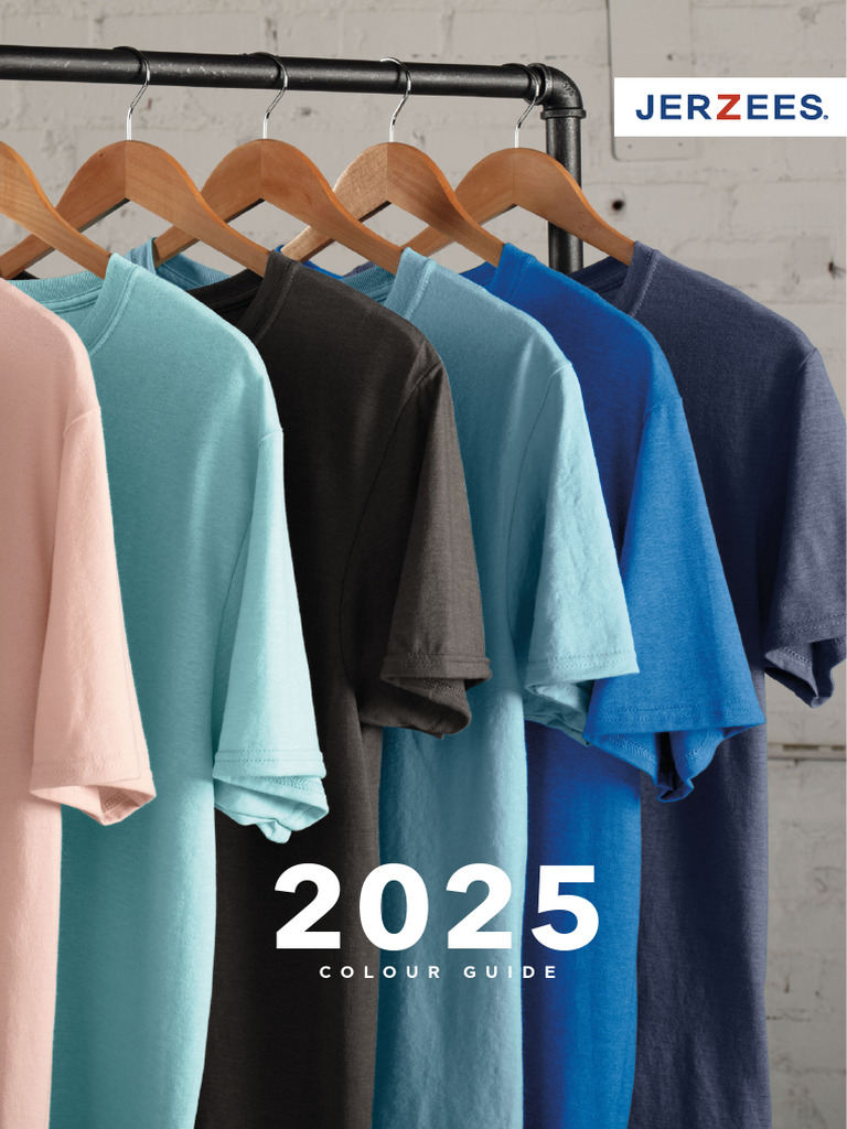 Jerzees_Colour Card 2025_WEB_v2_DS | PDF | Visual Perception ...