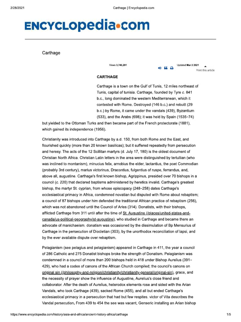 CARTHAGE | PDF