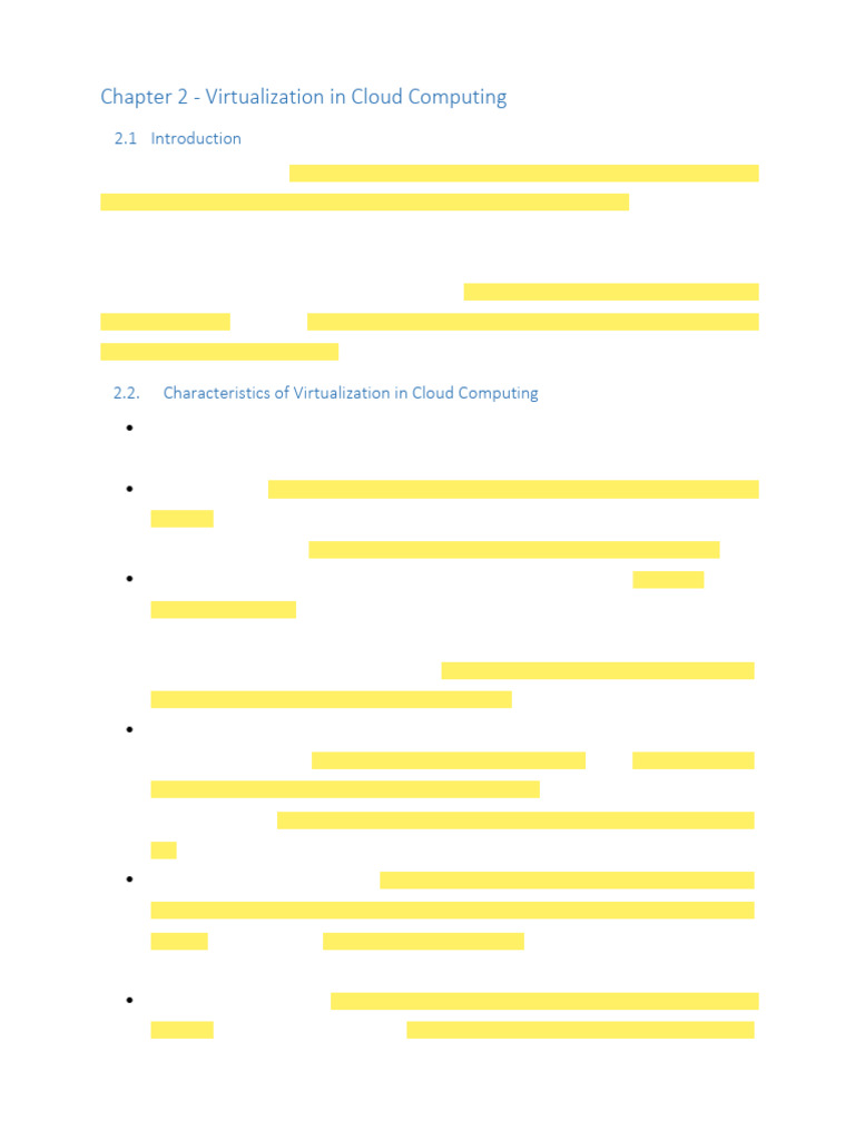 Chapter 2 - Virtualization in Cloud Computing: Partitioning | PDF | Virtual Machine | Virtualization