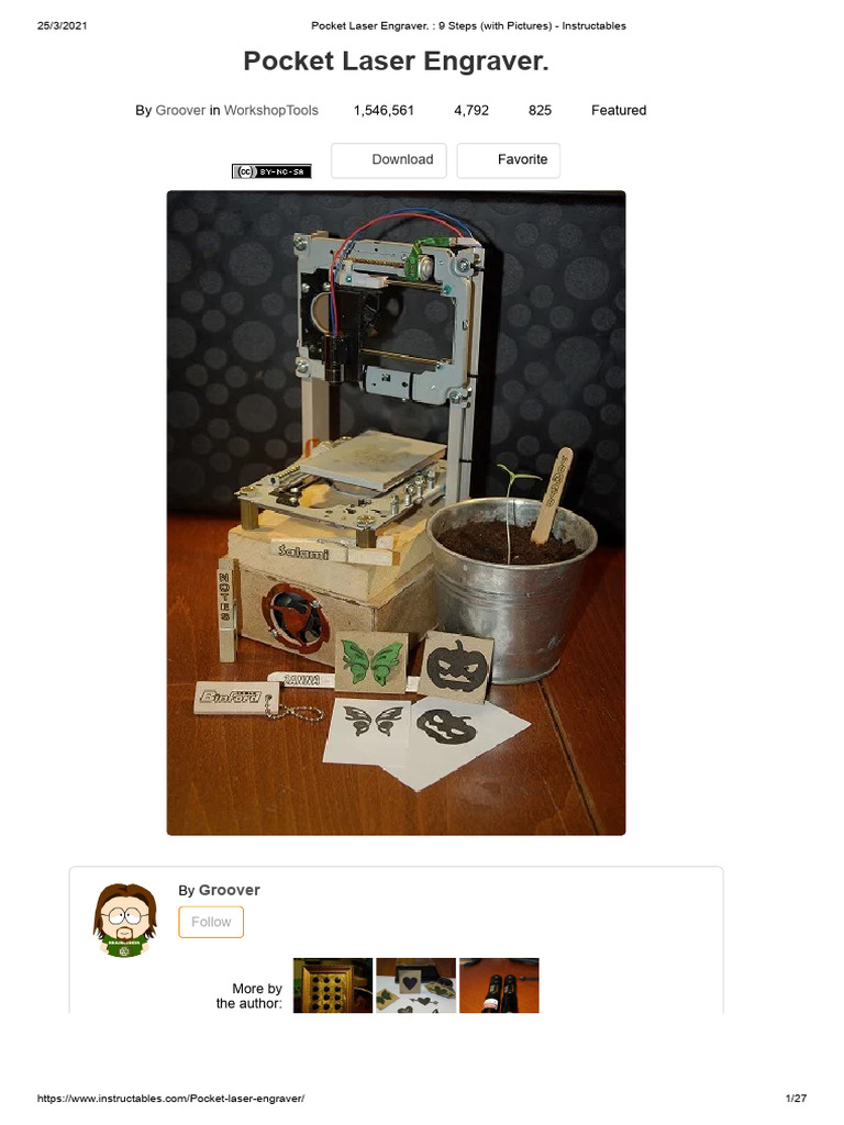 Pocket Laser Engraver. - 9 Steps (With Pictures) - Instructables | PDF ...