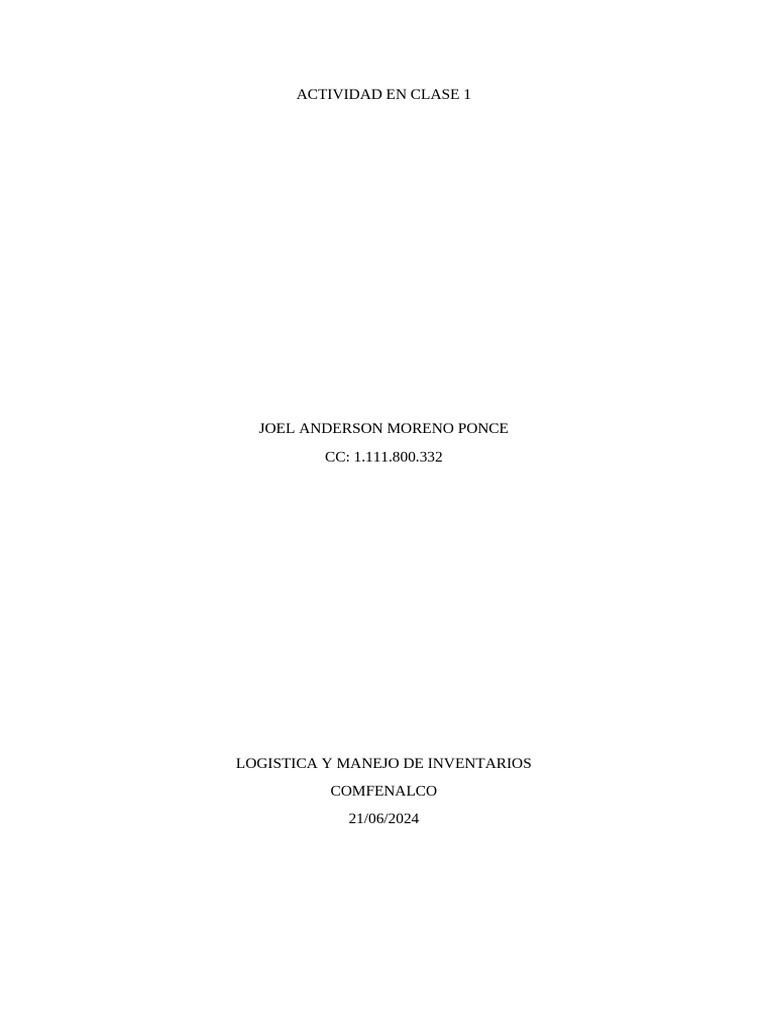 Activida 1 | PDF | Transporte | Colombia