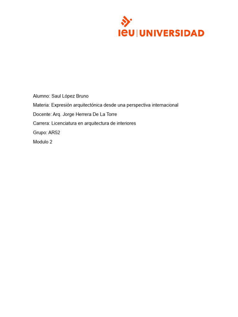 Actividad 2 Expresion Arquitectonica | PDF