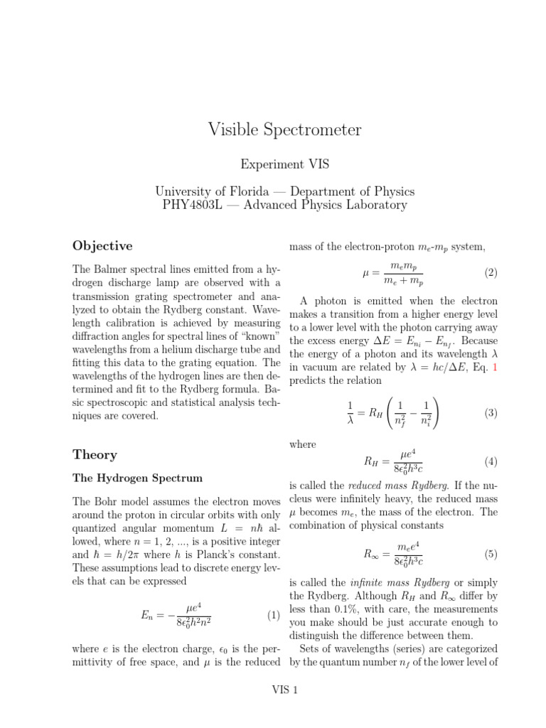 Spec | PDF | Physics | Atomic