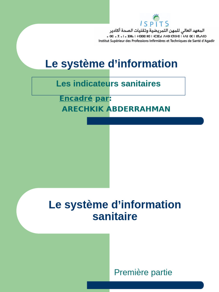 Le système d’information (les indicateurs) | PDF | Hôpital | Informations