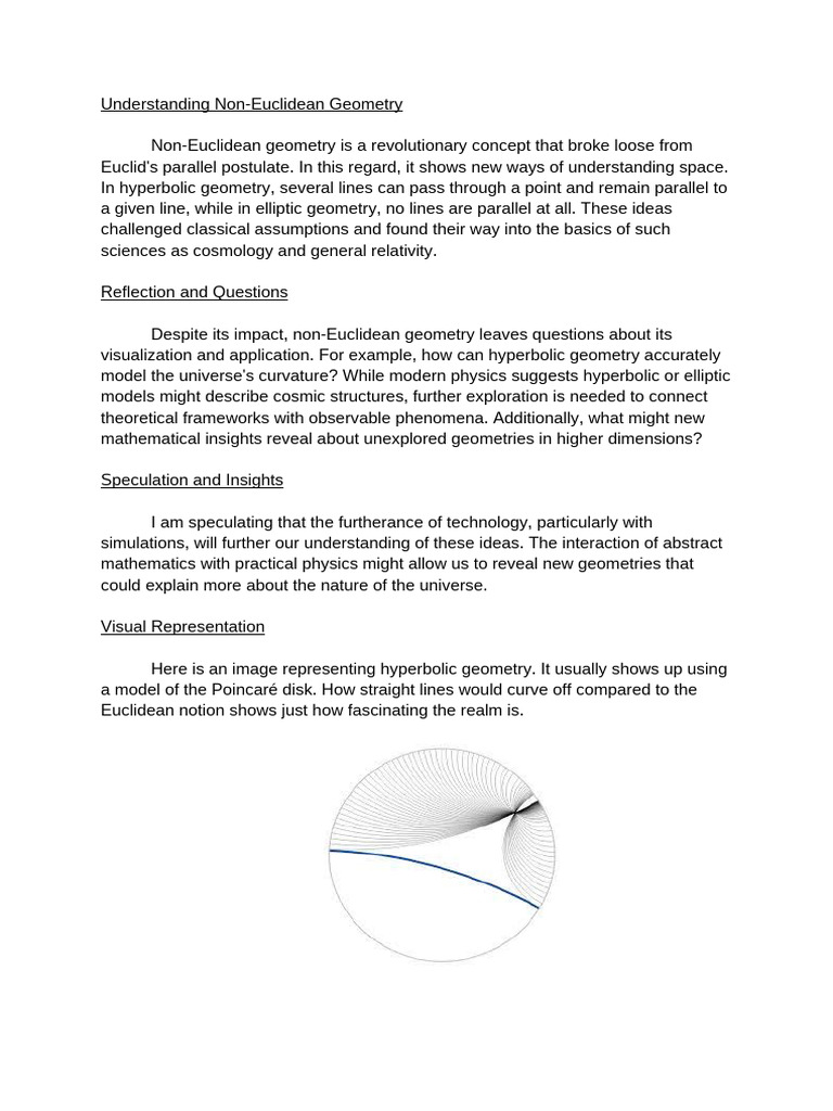 Understanding Non-Euclidean Geometry | PDF