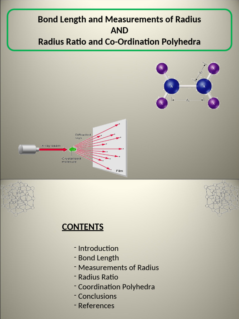 Bond Distance | PDF | Chemical Bond | Chemistry