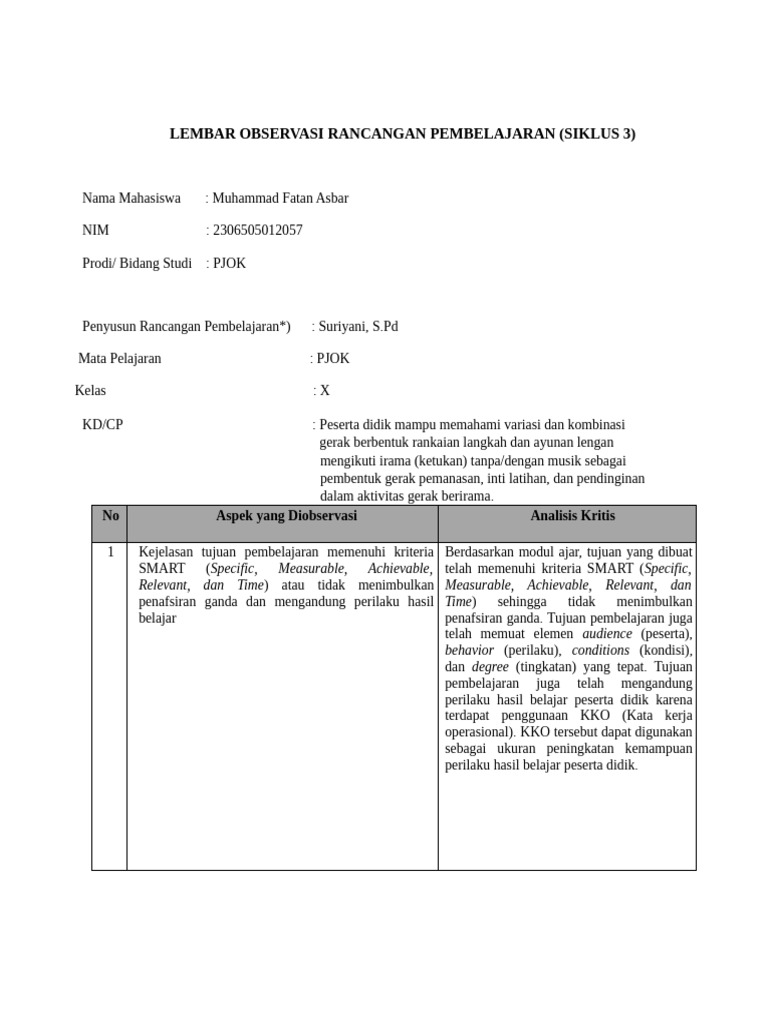 T4.PPl 1.B5-13 Unggah LK 3 - Lembar Observasi Rancangan Dan Perangkat Pembelajaran - Siklus 3 ...