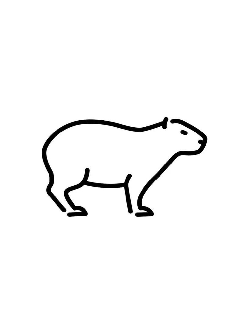 63+ Capibara para Colorear - Descargar e Imprimir Gratis | PDF