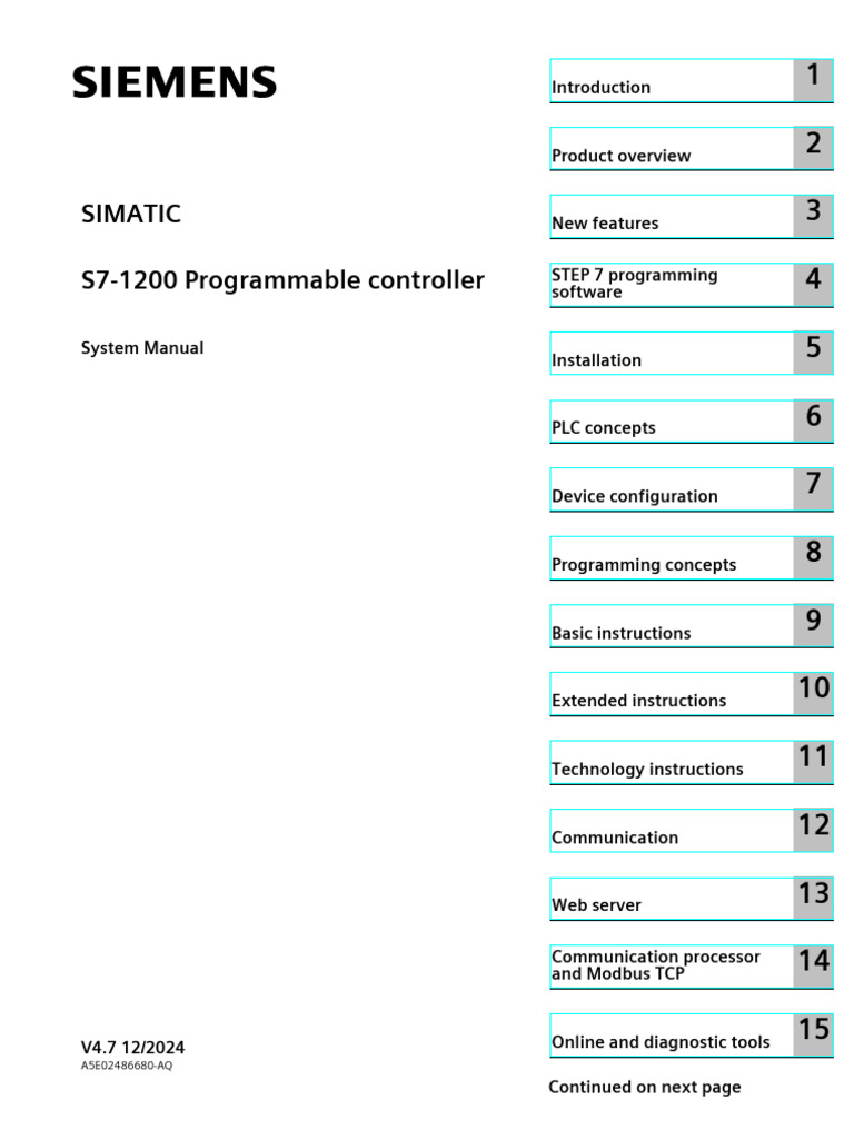 s71200 System Manual en-US | PDF | Computer Data Storage | Data Type