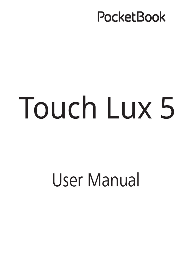 1 User Manual Touch Lux 5 en | PDF | Computer File | Computer Keyboard