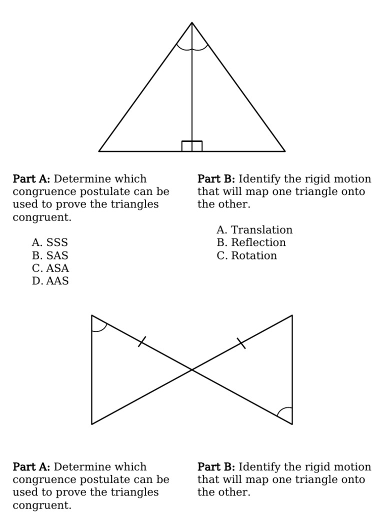 Triangle Congruence Postulates Guide | PDF | Euclidean Geometry | Euclid