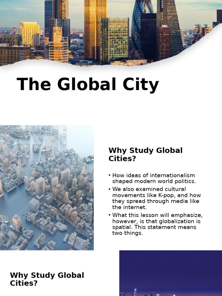 Global City | PDF | Globalization | Poverty