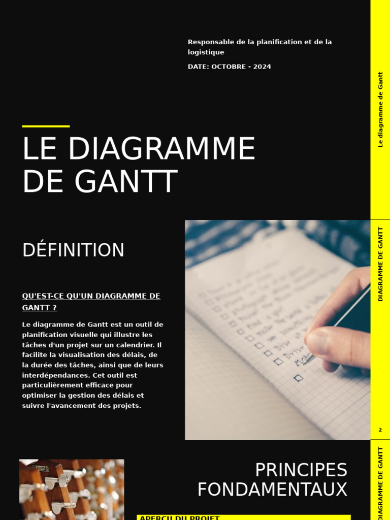 Le Diagramme Gantt | PDF | Planification