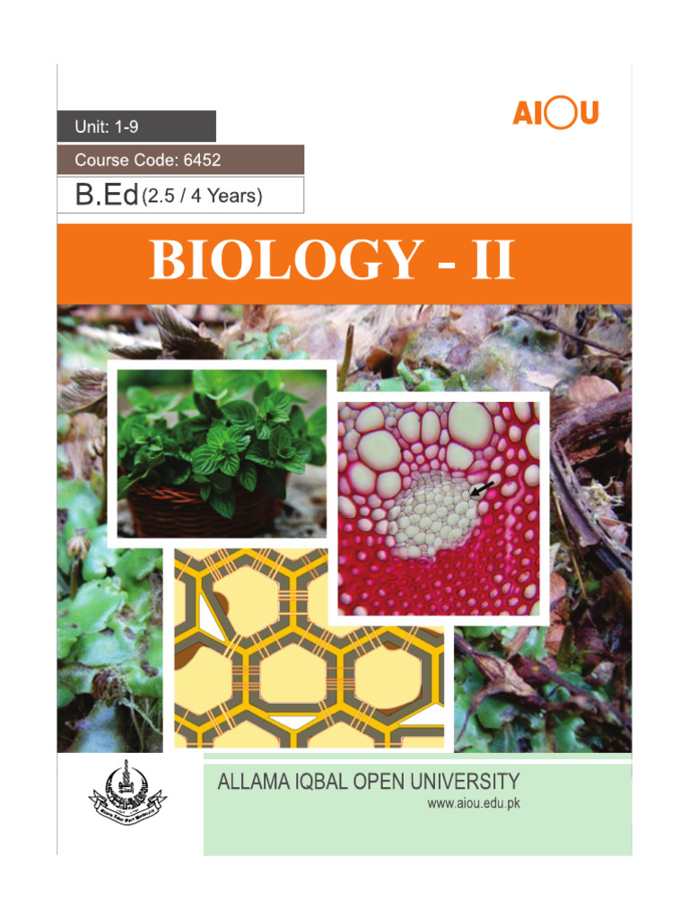 College Biology 2 (AIOU) | PDF | Leaf | Fruit