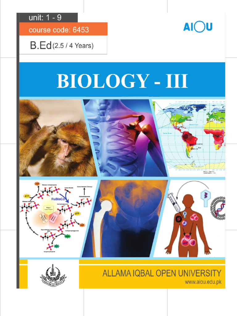 College Biology 3 (AIOU) | PDF | Cell (Biology) | Experiment