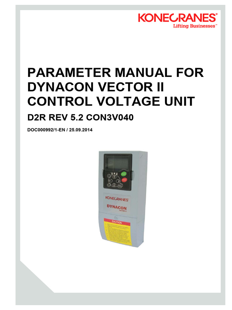 DOC000992_1-EN | PDF | Parameter (Computer Programming) | Power Inverter