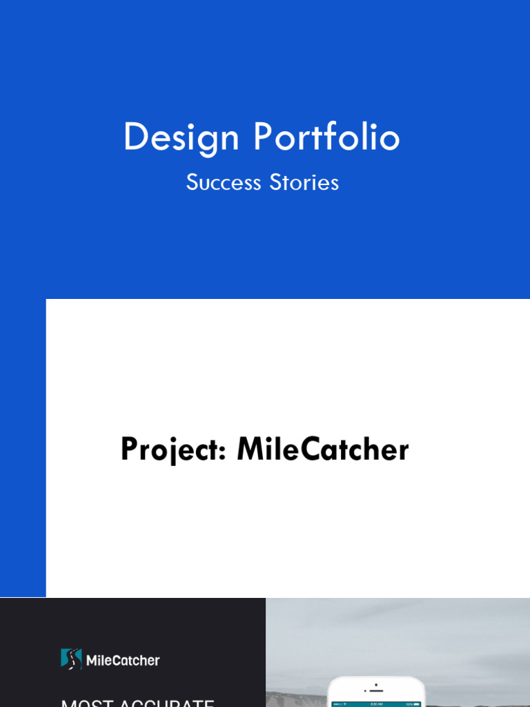 Design Portfolio Example | PDF | Qr Code | Mobile App