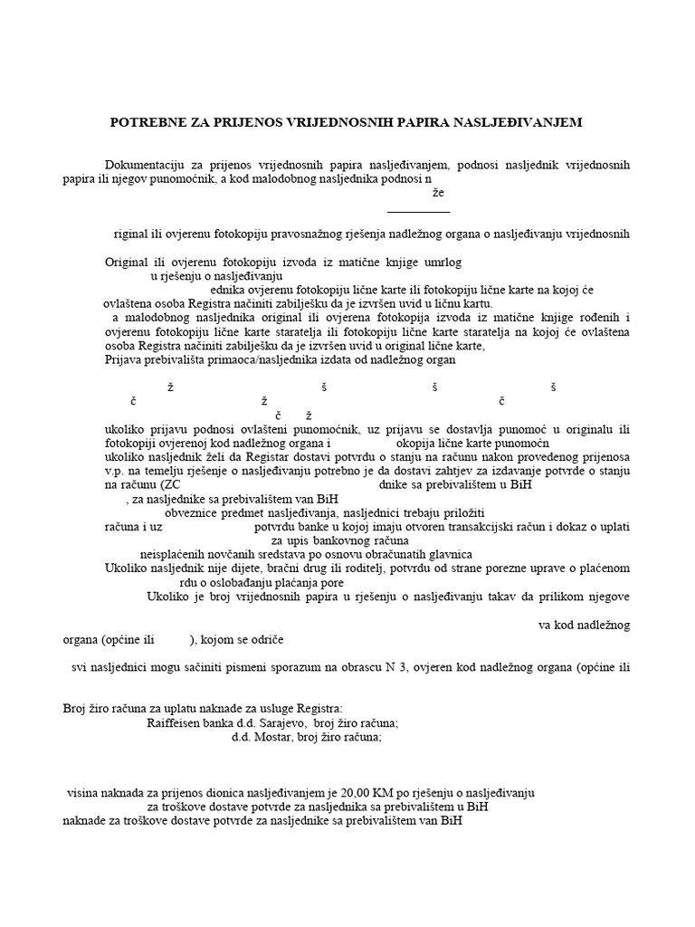 06 Prilog G Obrazac N-1 | PDF