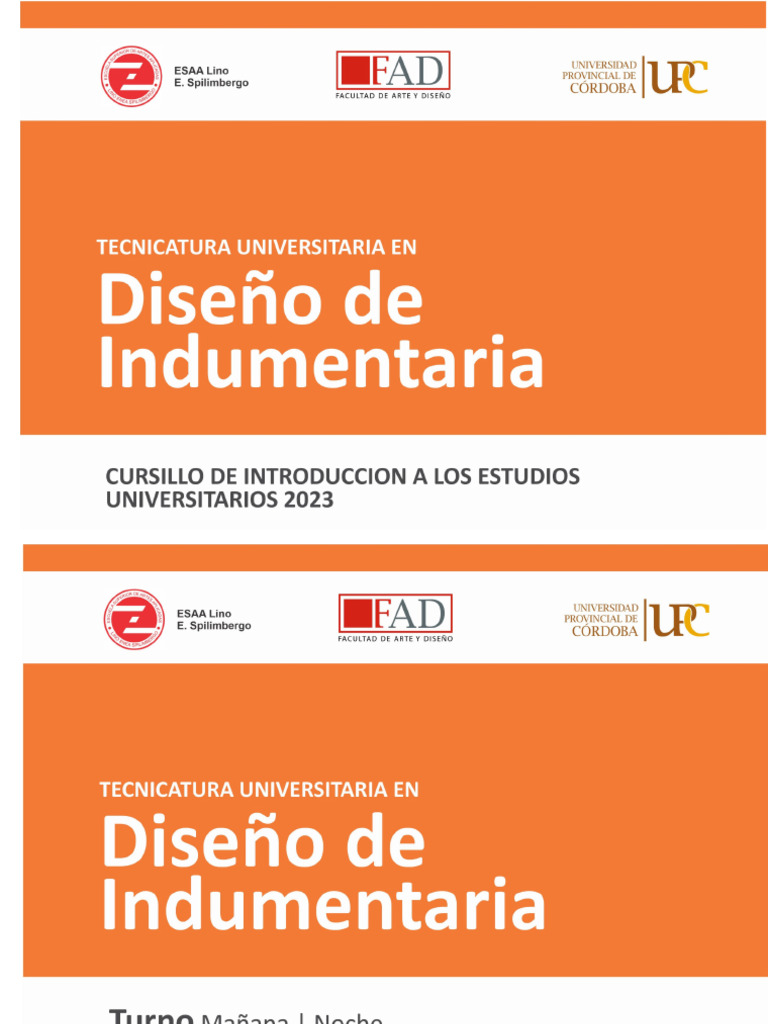 CIEU 2023 TU Diseno Indumentaria | PDF | Diseño