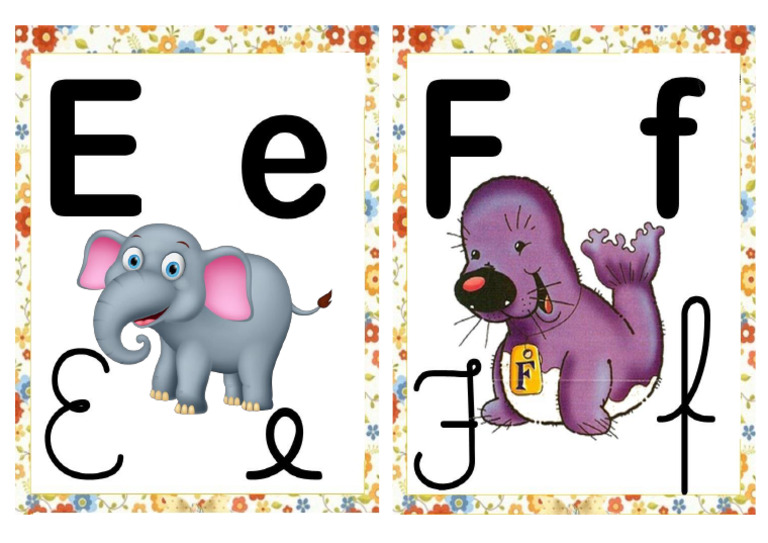 Letra e F | PDF