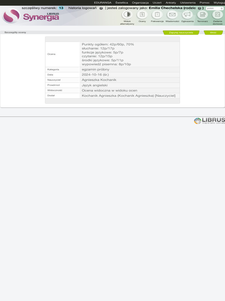 LIBRUS Synergia | PDF