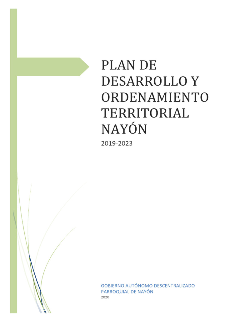 Actualización PDOT Nayón 2019-2023 | PDF | Planificación | Ecuador