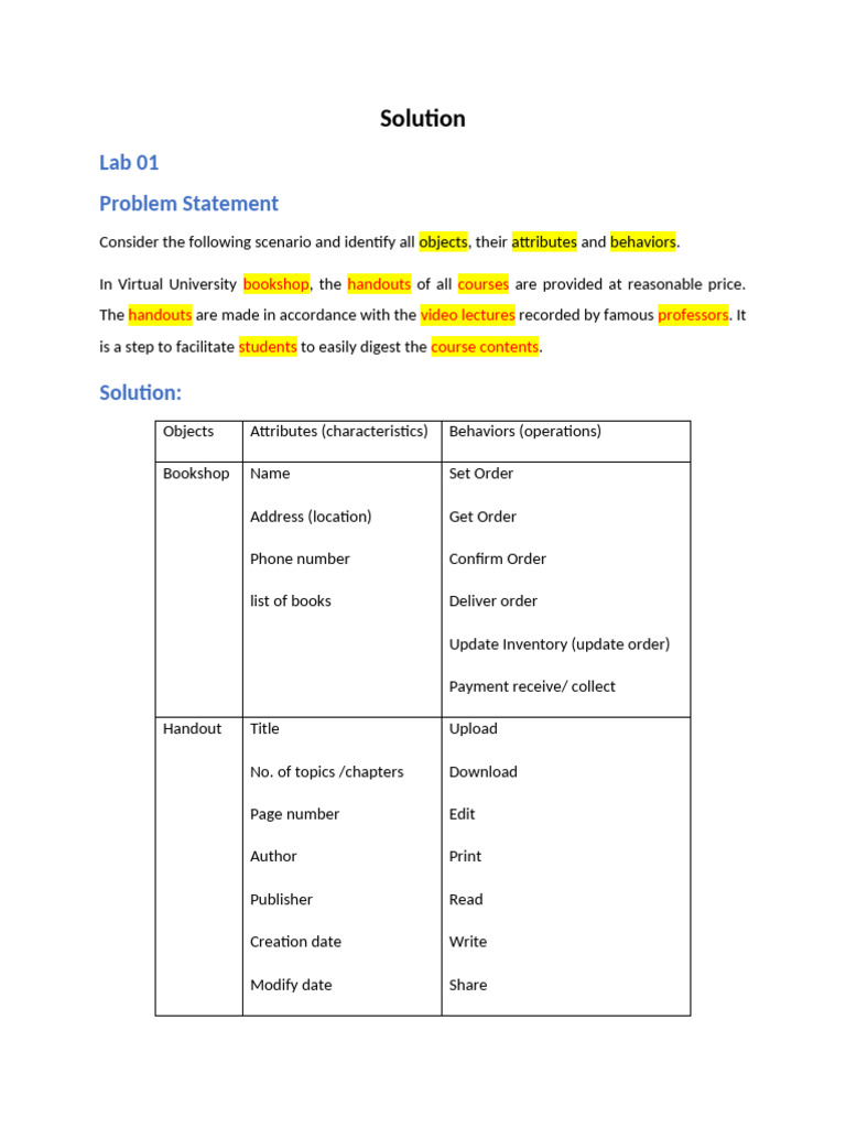 Solution CS304P_Lab Exercises | PDF | Constructor (Object Oriented Programming) | Programming