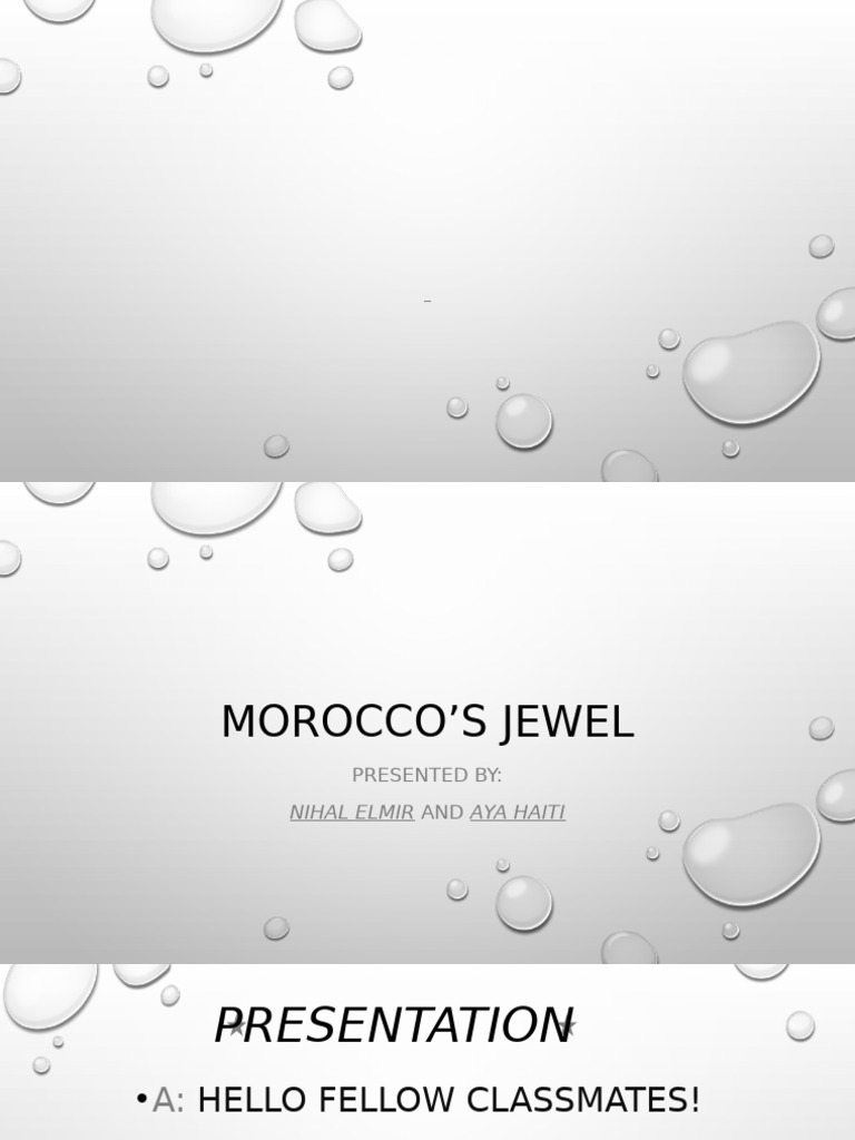 Morroco Jewel | PDF