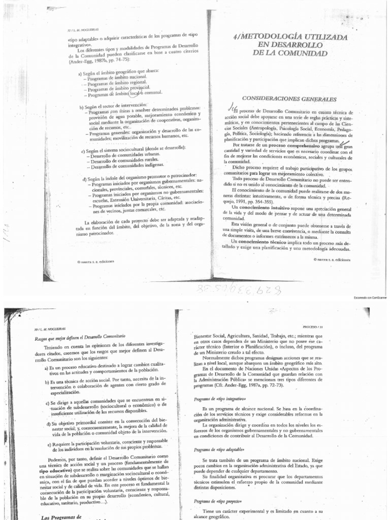 Metodología Utilizada en Desarrollo de La Comunidad 2 | PDF