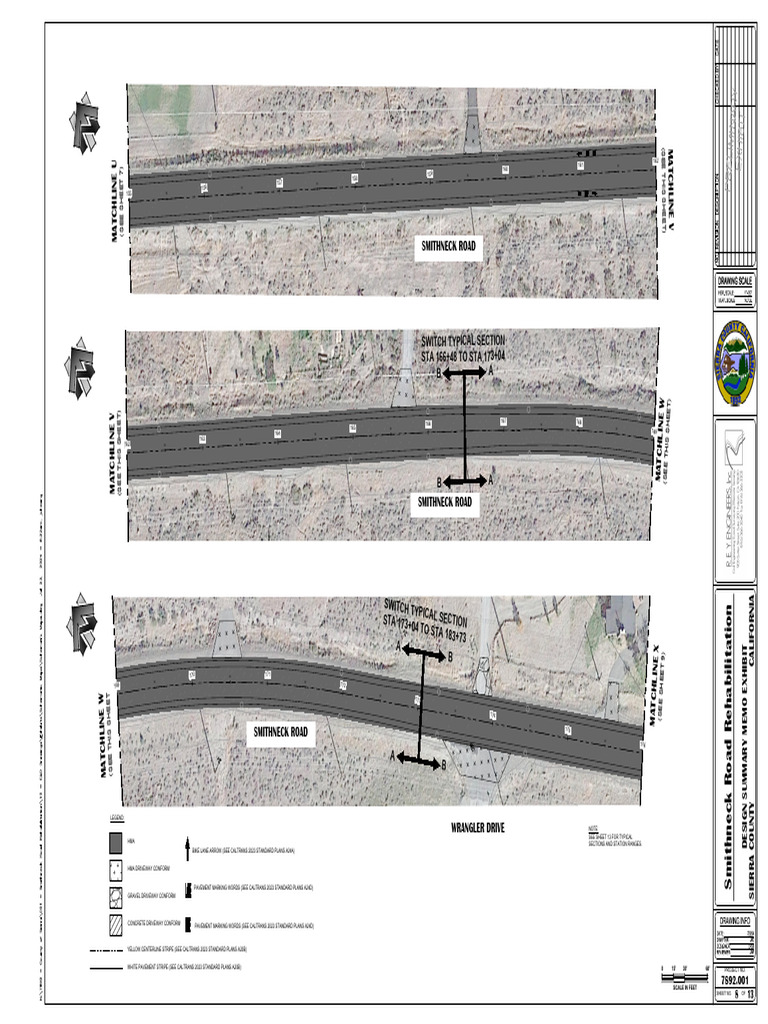 Schematic Maps-155+00 to 176+00 | PDF | Streets And Roads ...
