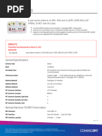 RRZZVV-65B-R6N43 Product Specifications | PDF | Antenna (Radio ...