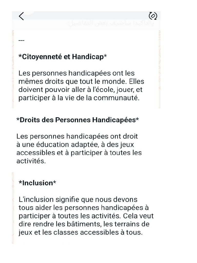 Handicap | PDF