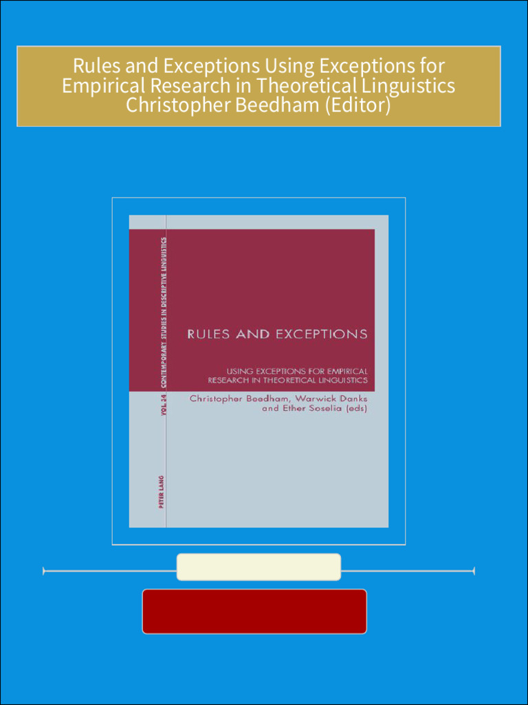 Instant Ebooks Textbook Rules And Exceptions Using Exceptions For 2985