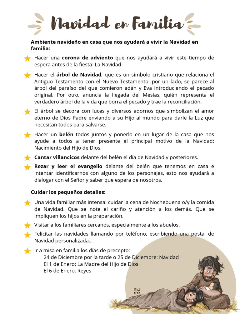 Navidad en familia: Tradiciones y actividades | PDF